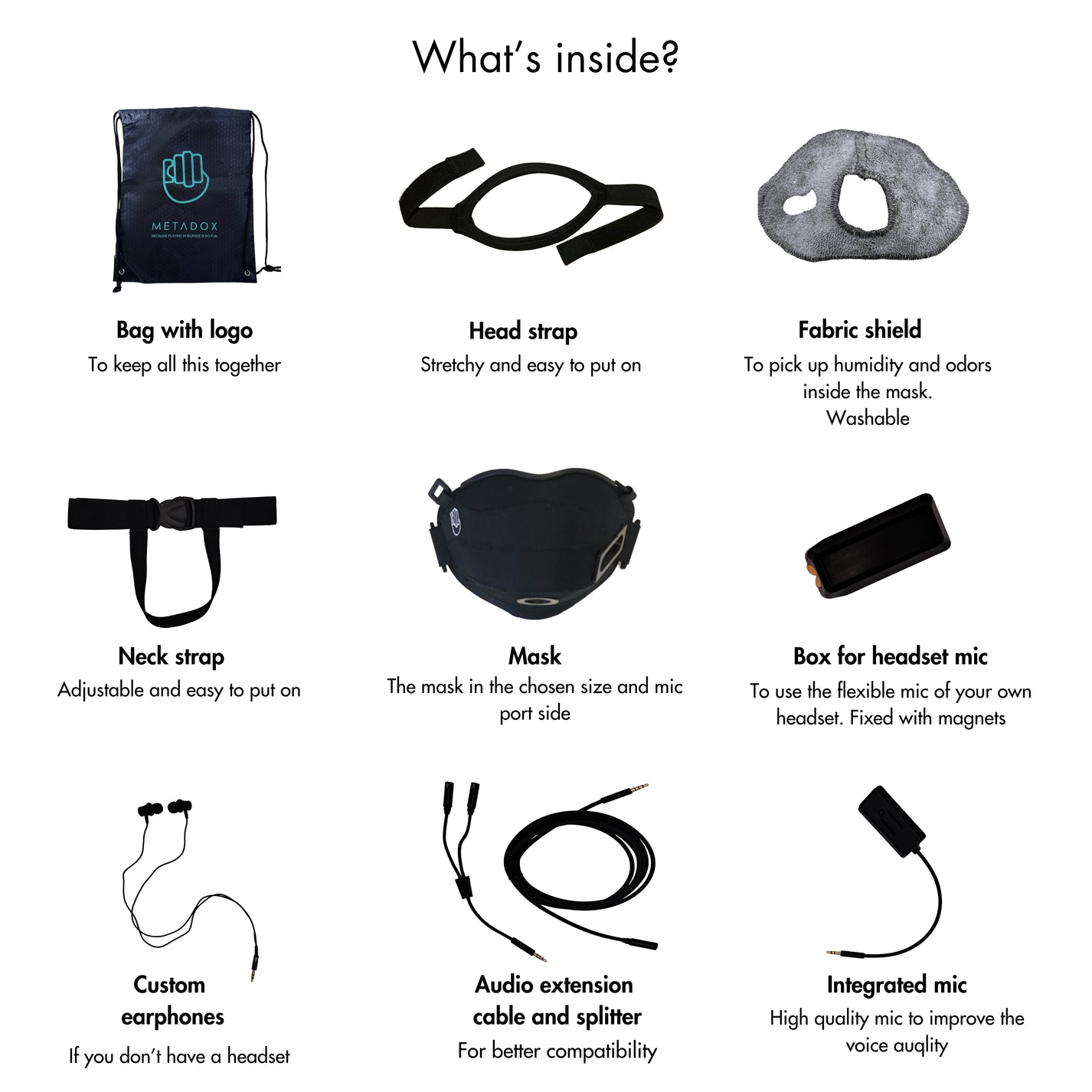 OMBRA - Soundproof Mask – METADOX